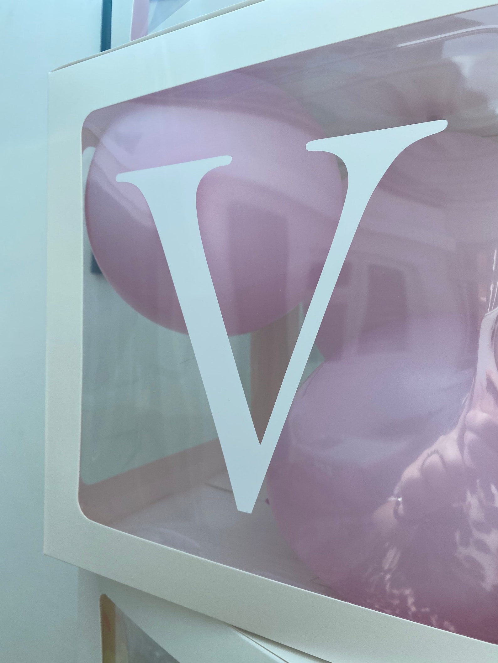 Removable Vinyl Balloon Box Letters a-z & Numbers 0-9 - Etsy UK