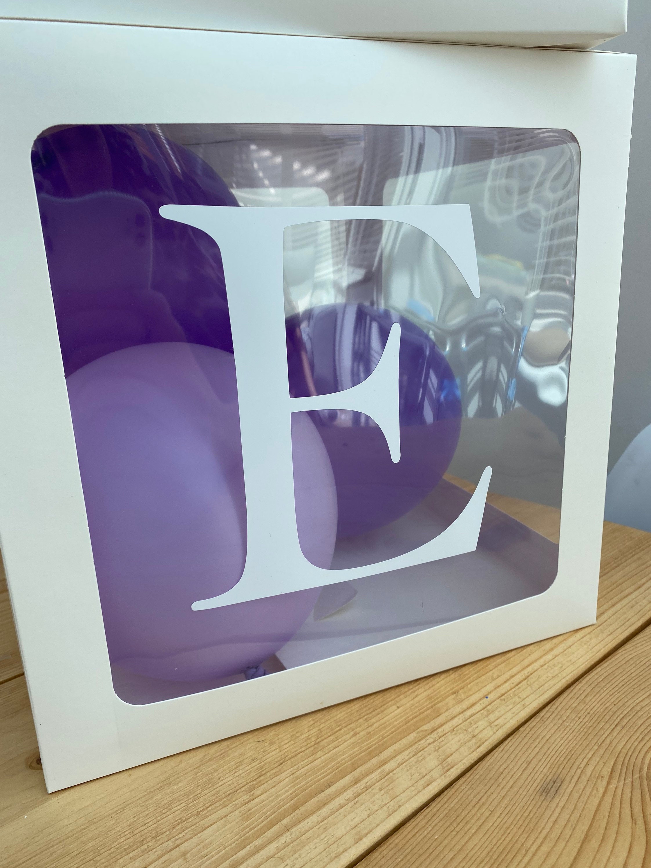 Removable Vinyl Balloon Box Letters a-z & Numbers 0-9 - Etsy UK