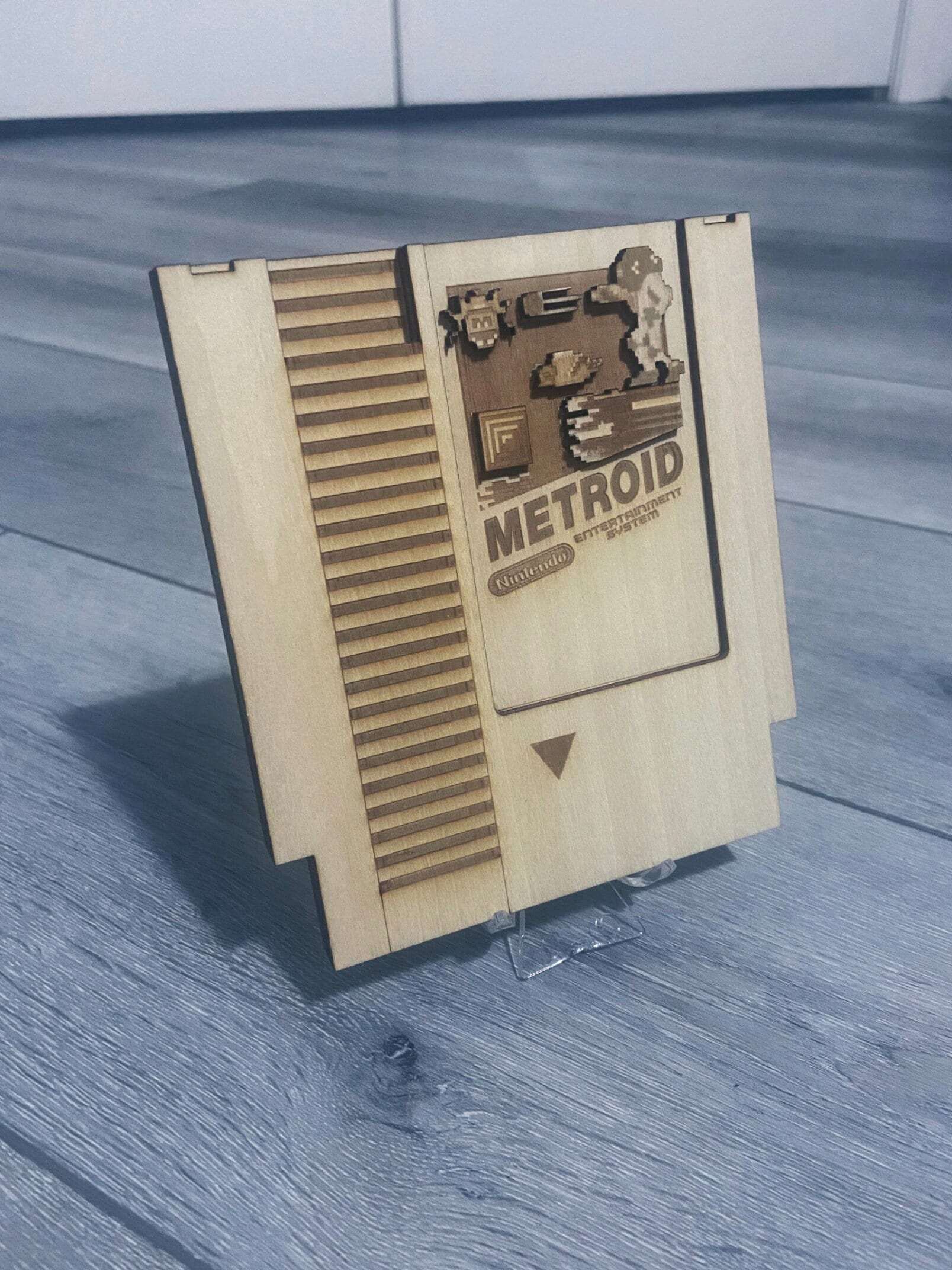 METROID!!! Retro Custom Wooden NES Game Cartridge - Collectable for ...