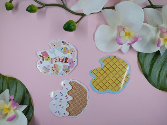 Halfmoon Ice Cream Party Vinyl Sticker Gift for Betta Fish - Etsy