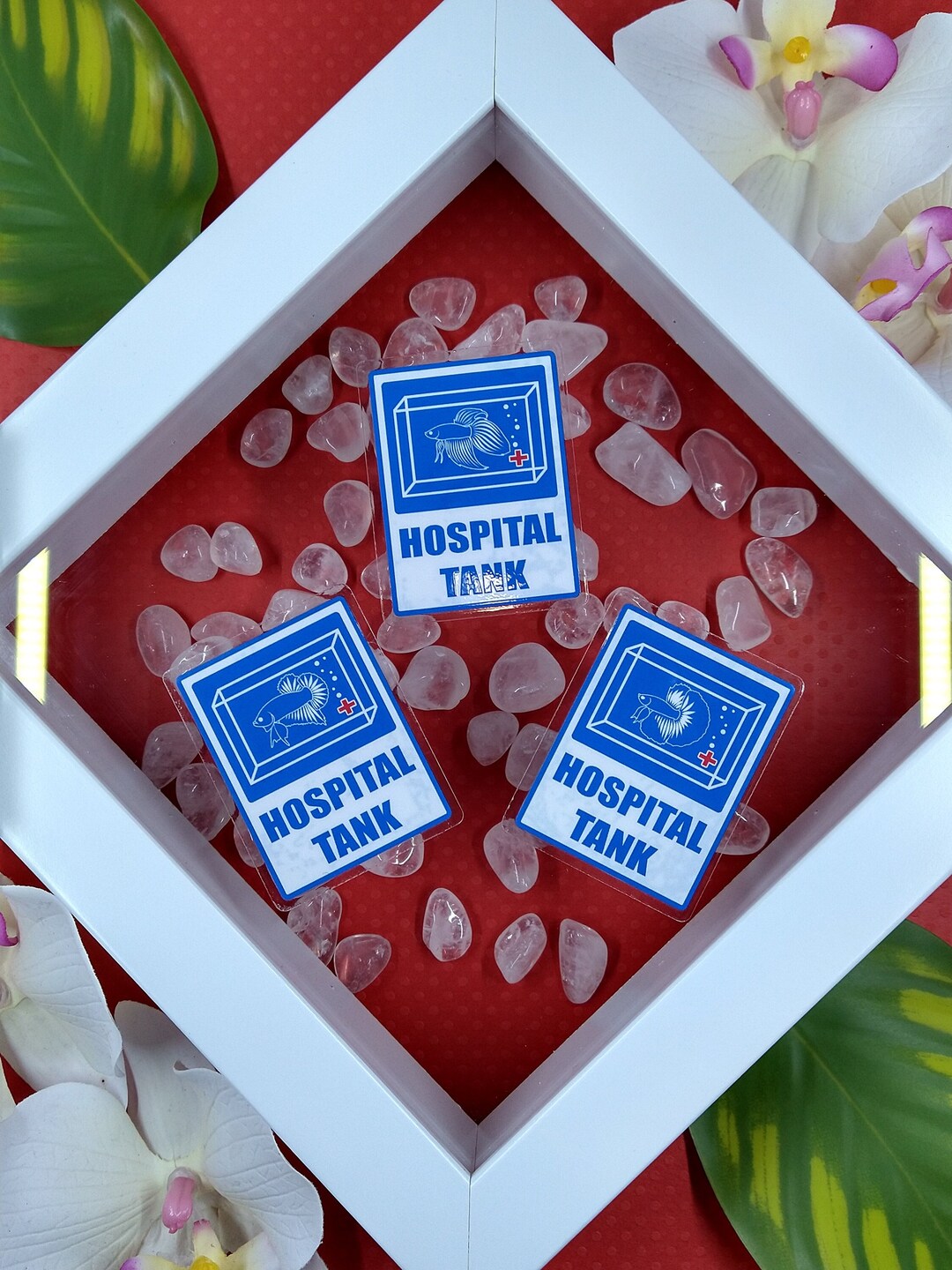 Aquarium Caution Signs, Warning, Aquarium Decor, Betta Fish Tank Decor ...