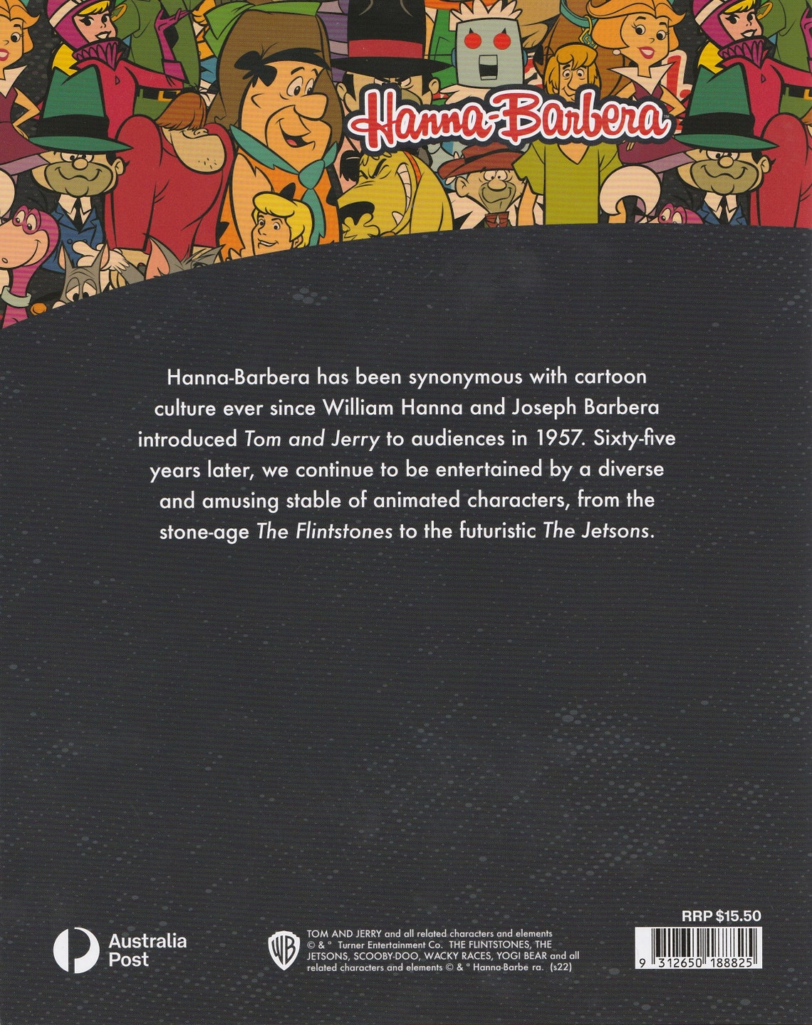 2022 Hanna Barbera 65 Years Stamp Presentation Pack Australia Stickers ...