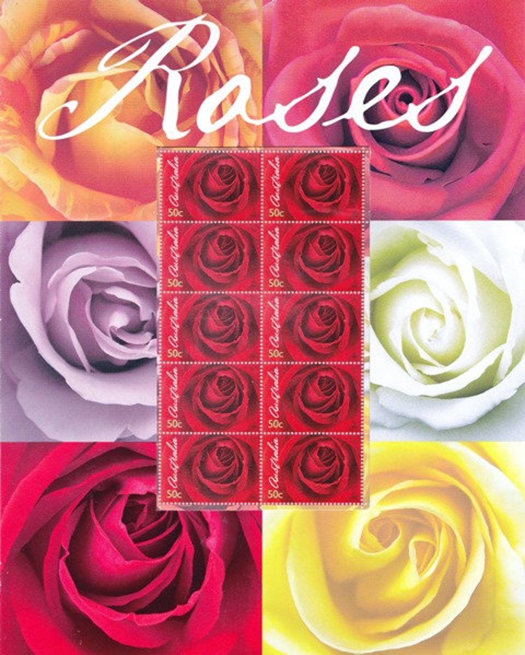 Stamp Presentation Pack Australia 2006 Roses Sheetlet - Etsy
