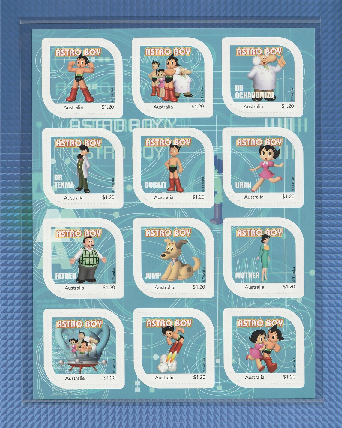 2023 Astro Boy 20th Anniversary Stamp Presentation Pack Australia Self ...