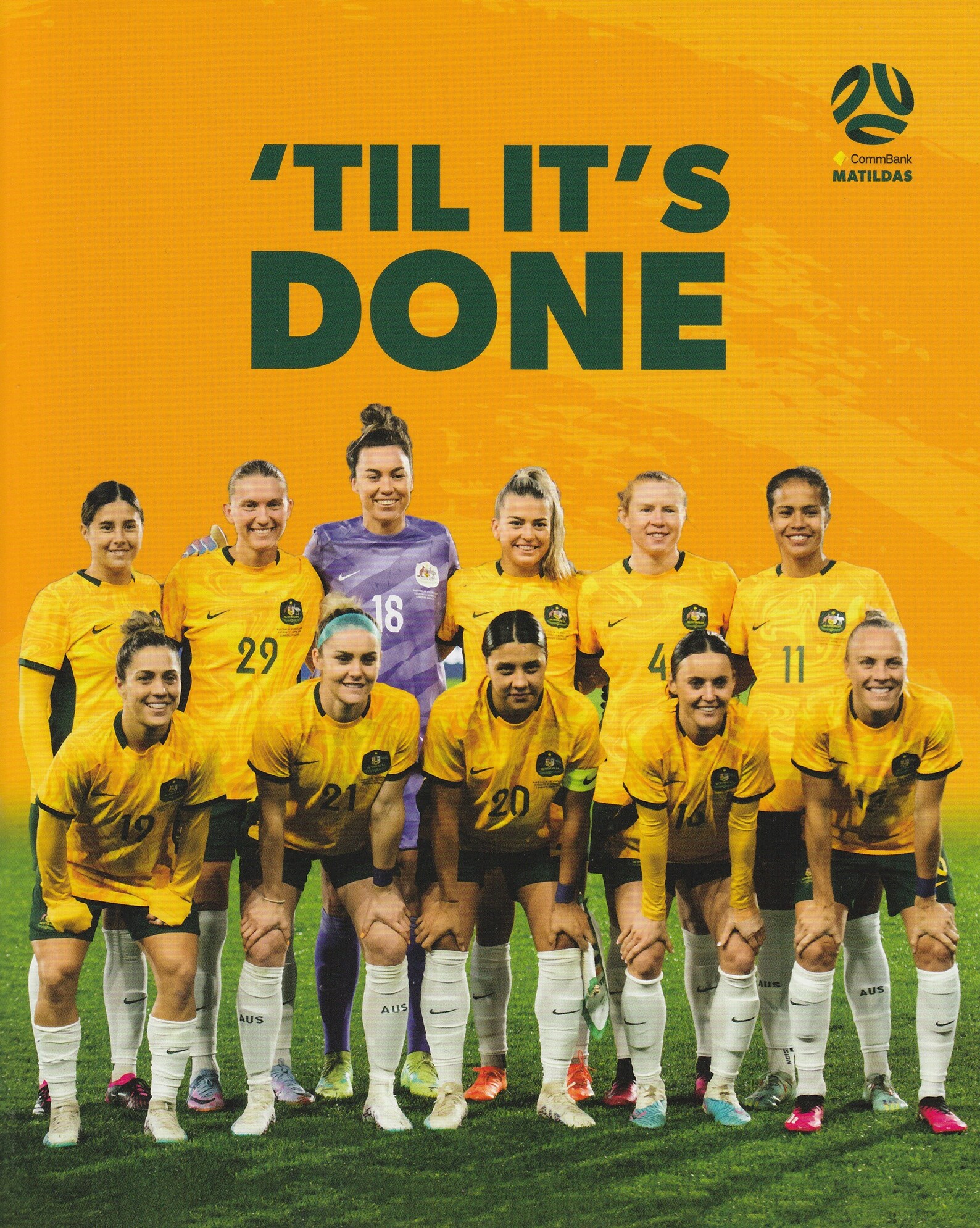 2023 'til It's Done Matildas Stamp Presentation Pack Australia Self-adhesive Sheetlet - Etsy