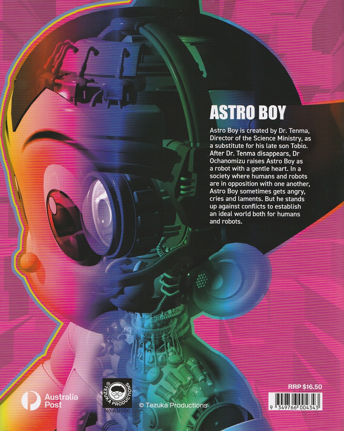 2023 Astro Boy 20th Anniversary Stamp Presentation Pack Australia Self ...