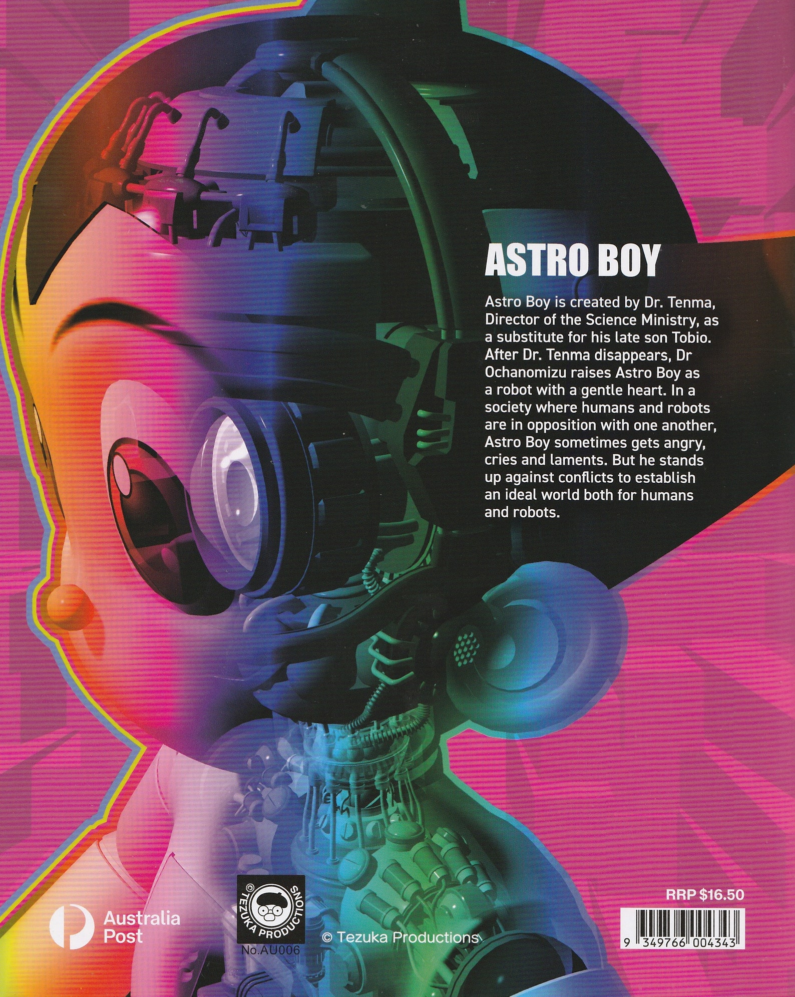2023 Astro Boy 20th Anniversary Stamp Presentation Pack Australia Self ...