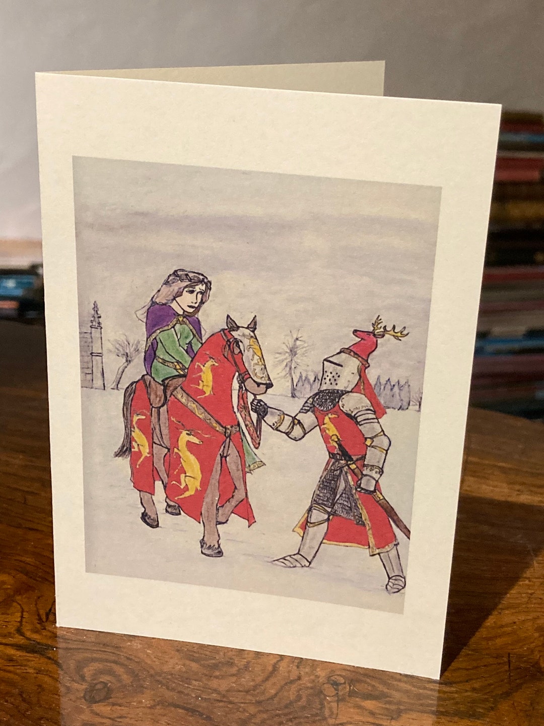 Christmas Knight and Lady - Etsy