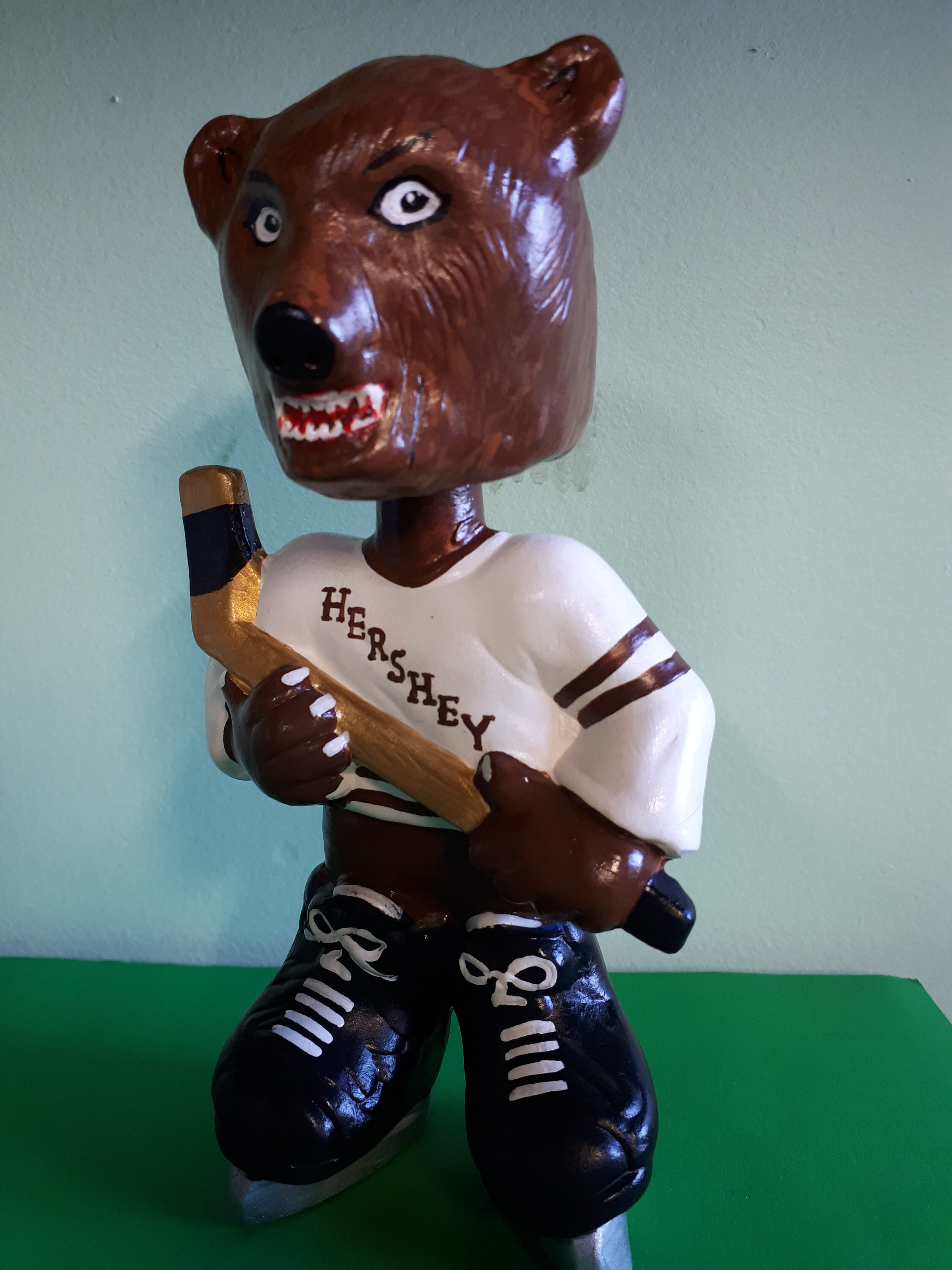 Hershey Bears Nodder AHL Bobblehead by the Catman Classic 1 of a Kind ...