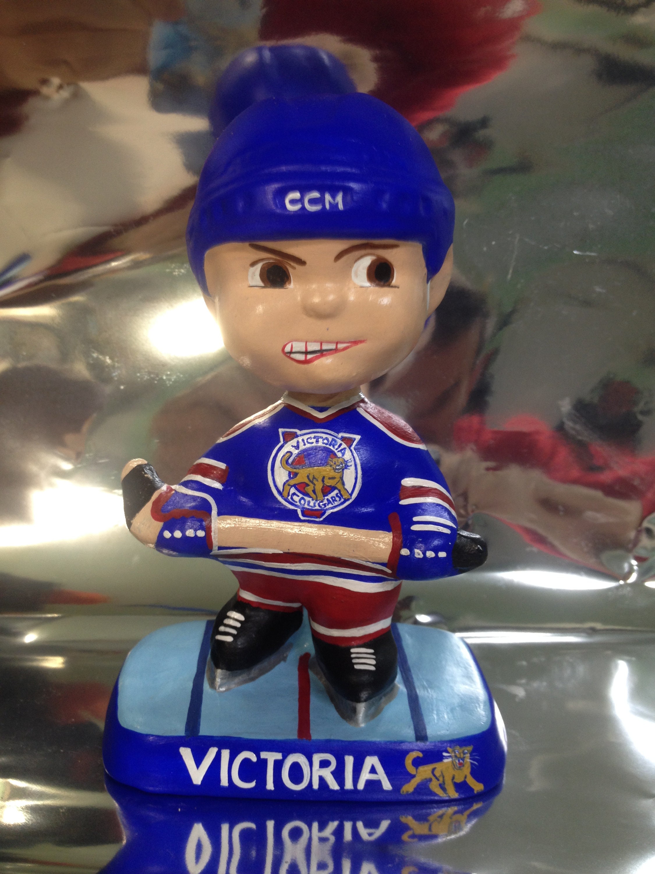 Victoria Cougars Bobblehead by Catman's WHL Classic 1980s Bobbing Head ...