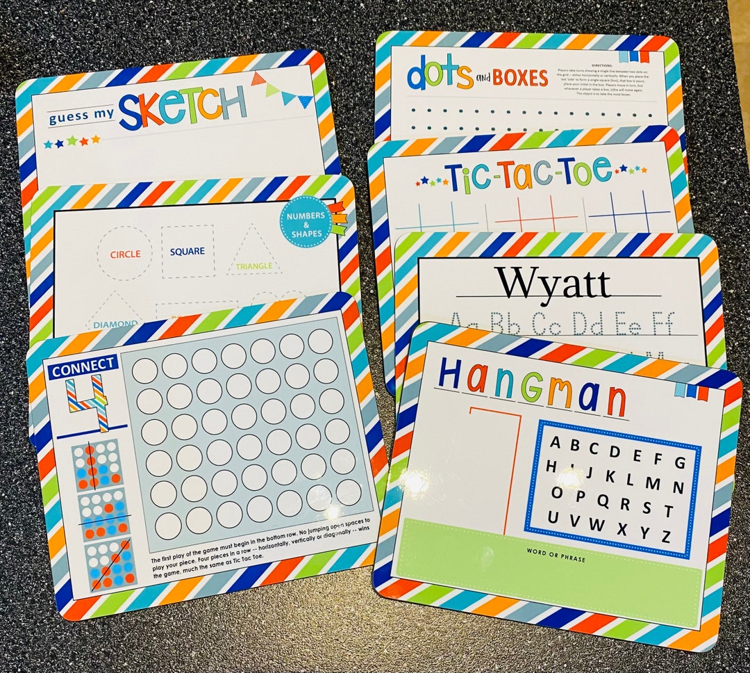 Dry Erase Board Games - Etsy