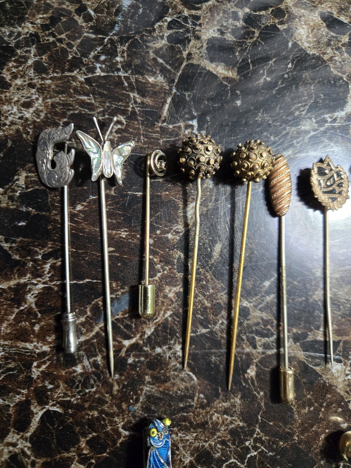 Large Lot of 25 Vintage/antique Stick Pins - Etsy