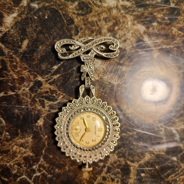 Watch Brooch - Etsy