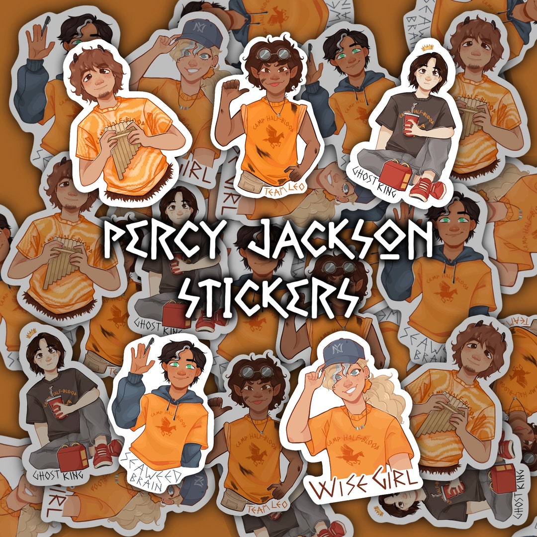 PJO Glossy Vinyl Stickers - Etsy UK