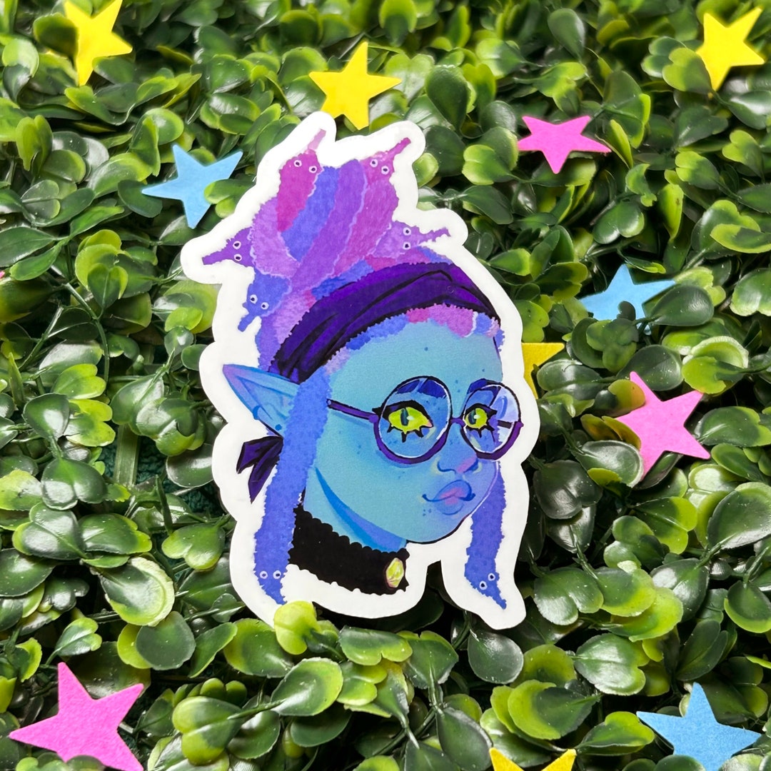 Worm on a String Medusa Glossy Vinyl Sticker - Etsy Canada