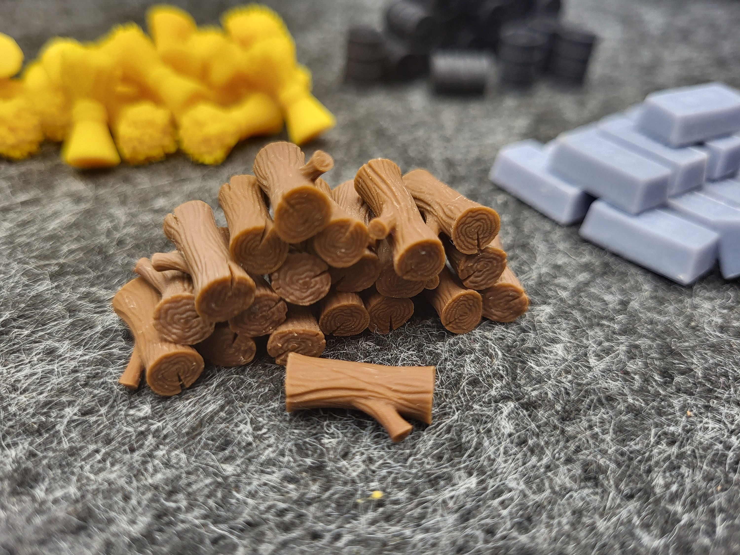 Realistic Resource Tokens Kit Compatible With Scythe Board Game (80 Pcs ...