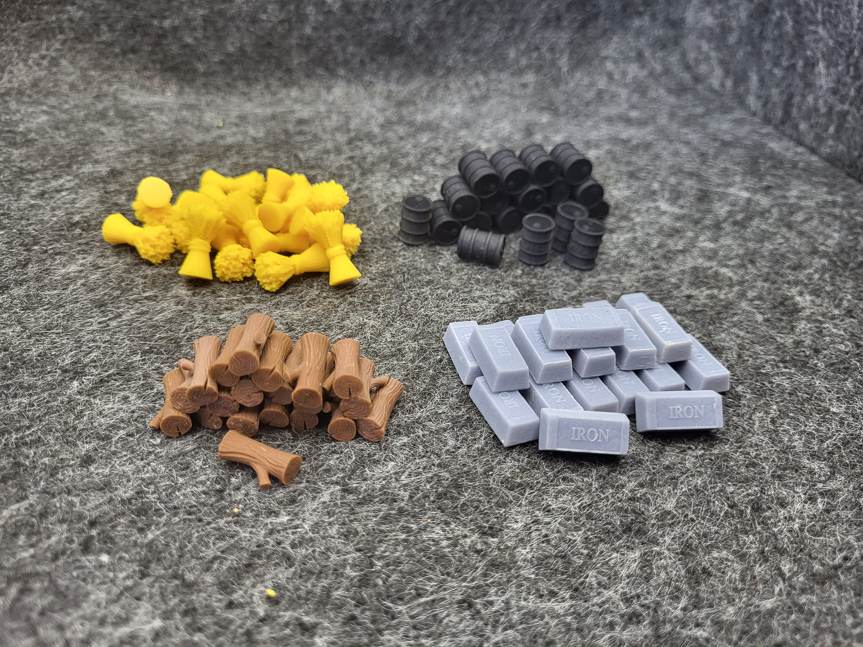 Realistic Resource Tokens Kit Compatible With Scythe Board Game (80 Pcs ...