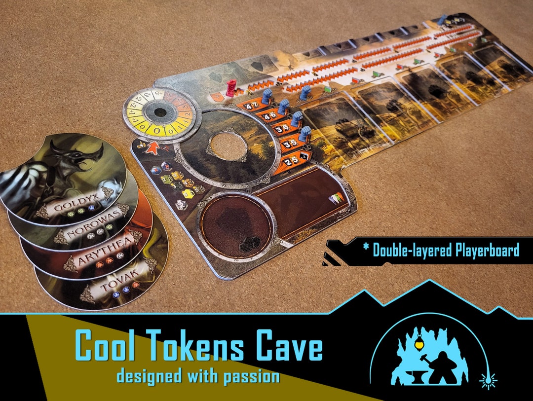 Double Layered PLAYERBOARD for "mage Knight: Boardgame" (preorder) - Etsy