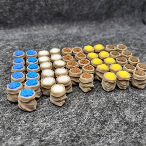 Realistic Resource Tokens Kit Compatible With Puerto Rico - Etsy