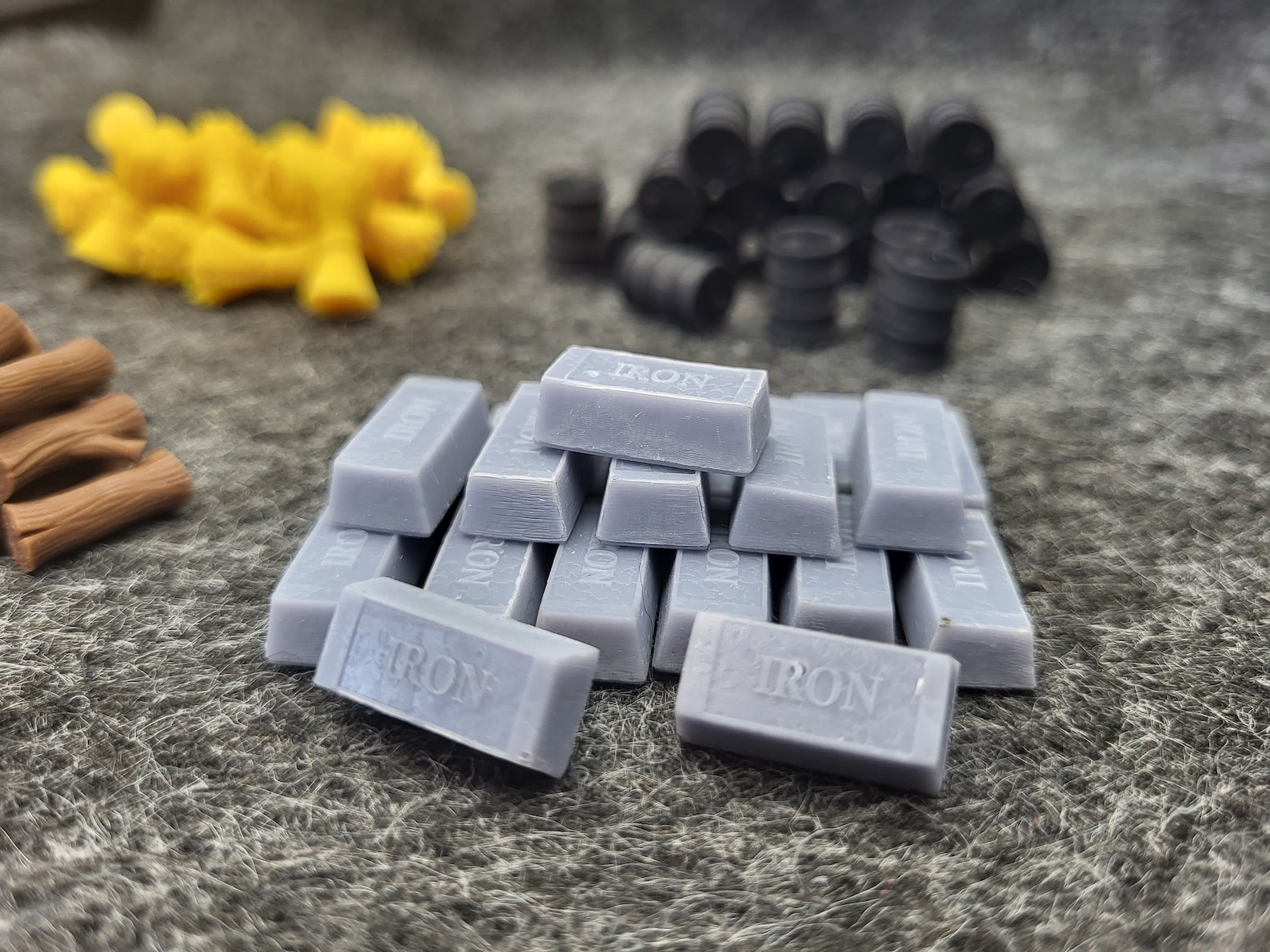 Realistic Resource Tokens Kit Compatible With Scythe Board Game (80 Pcs ...