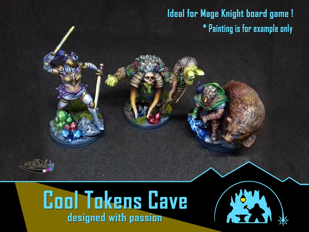 Mage Knight Expansion Set Minis (3 Pcs) - Etsy