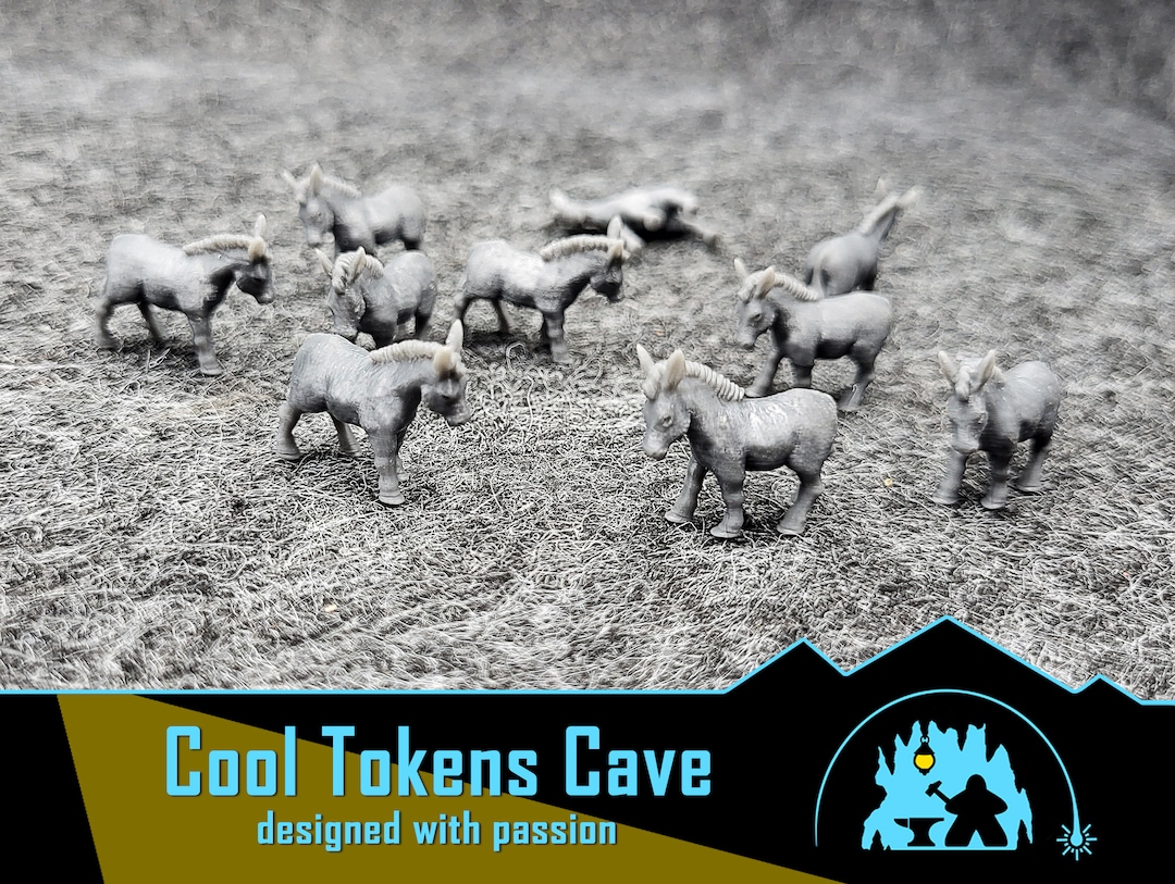Animal Token - DONKEY Ideal for CAVERNA Boardgame - Etsy