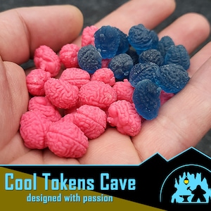 Brain / Mental Health Tokens 12pcs in Set - Etsy