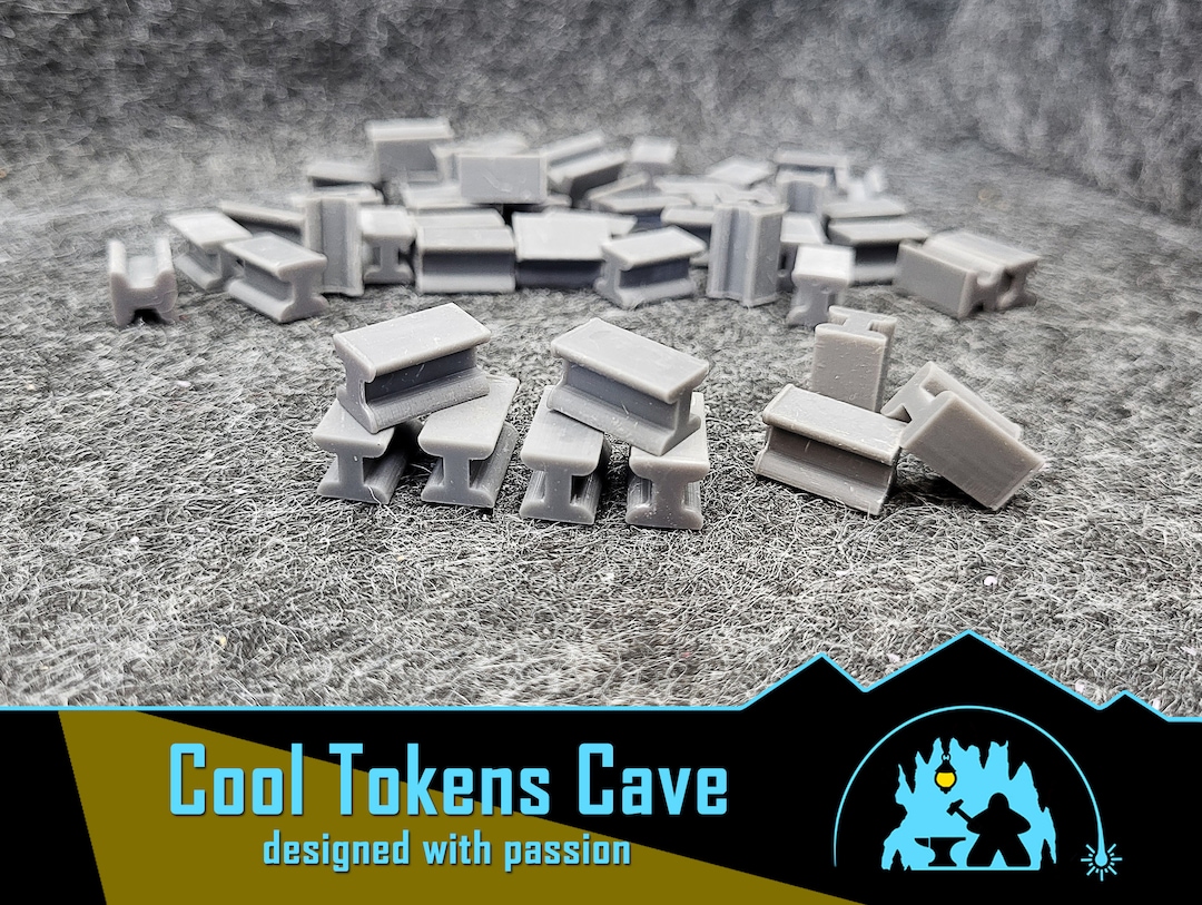 Steel Tokens - Etsy