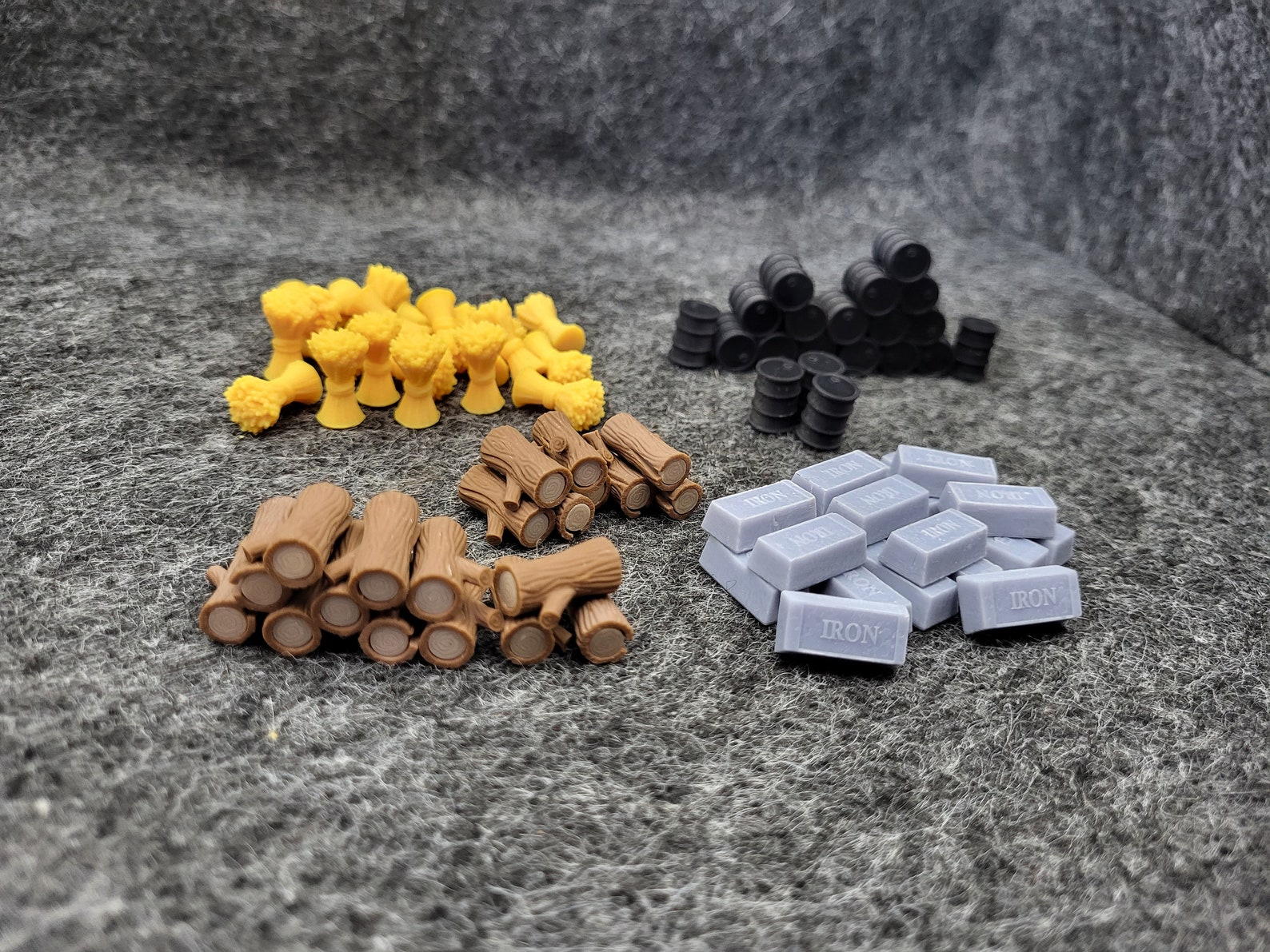 Realistic Resource Tokens Kit Compatible With Scythe Board Game (80 Pcs ...