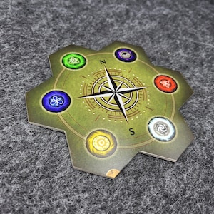 MK Compass Rose - Fanmade Mini Expansion for Mage Knight (1pcs) - Etsy