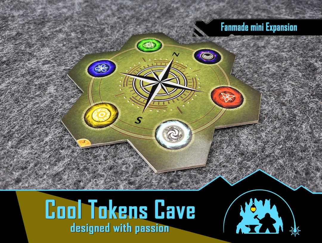 MK Compass Rose - Fanmade Mini Expansion for Mage Knight (1pcs) - Etsy