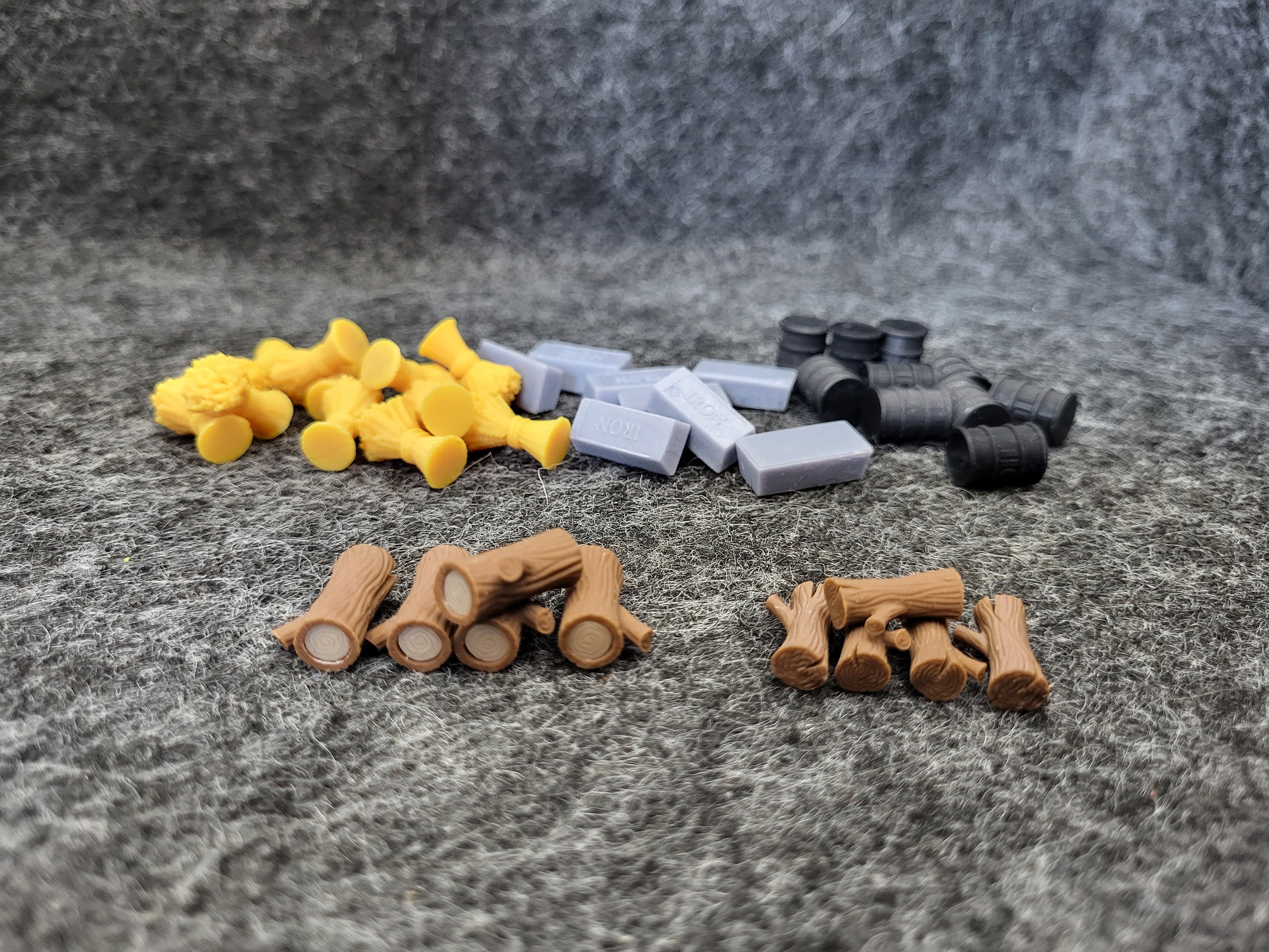 Realistic Resource Tokens Kit Compatible With Scythe Board Game (80 Pcs ...