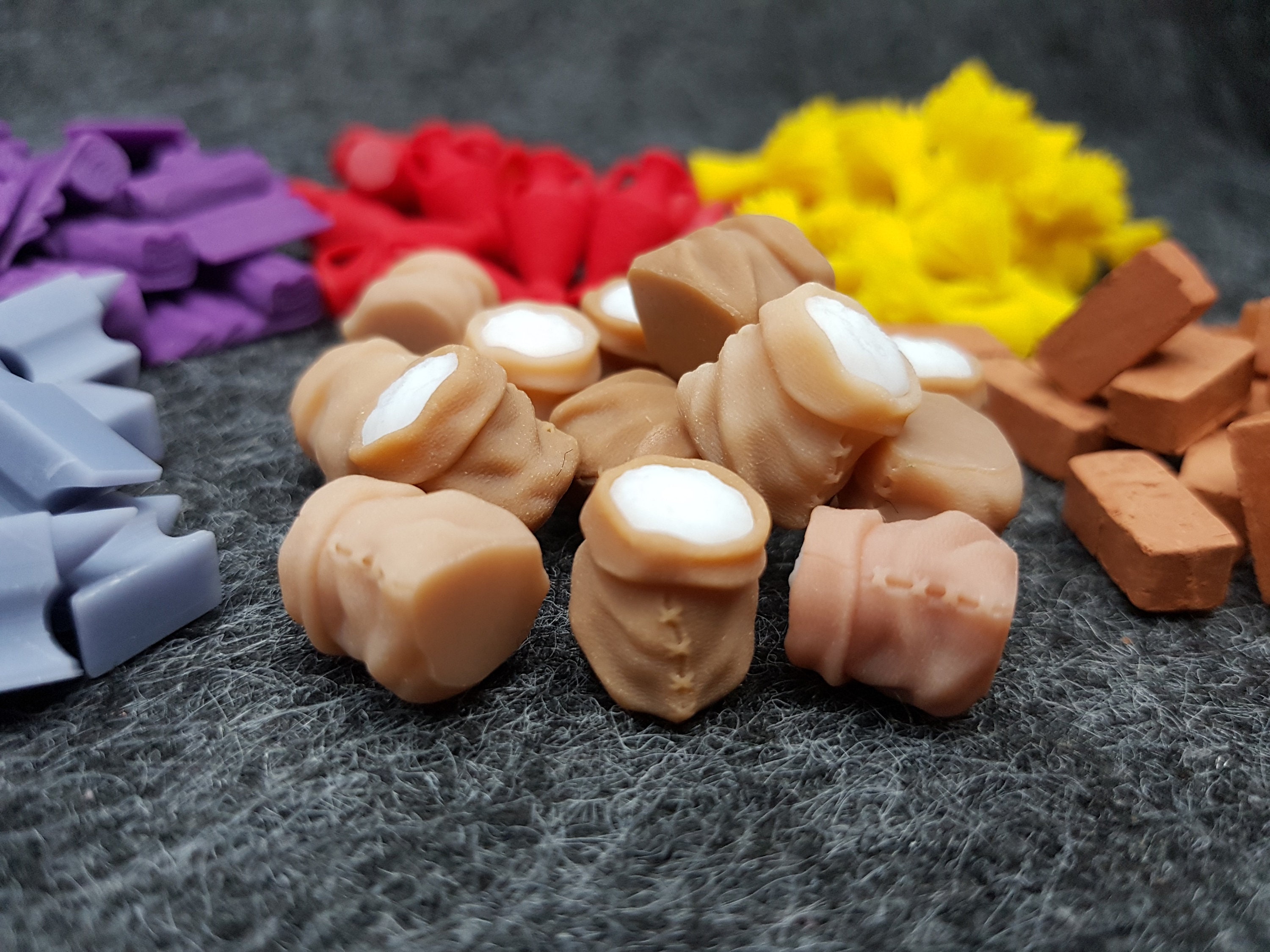 Realistic resource tokens kit compatible with board game | Etsy