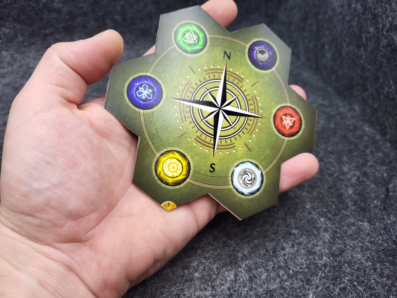 MK Compass Rose - Fanmade Mini Expansion for Mage Knight (1pcs) - Etsy