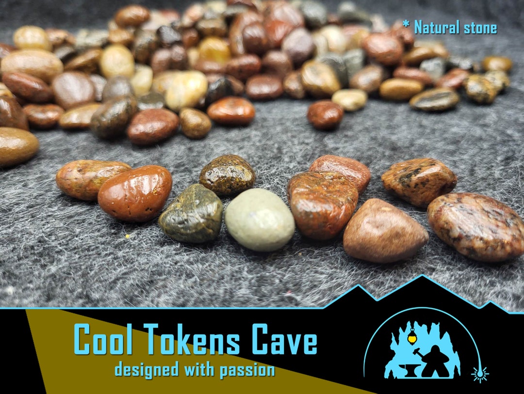 Natural Sea Stone Tokens / River Stone - Etsy