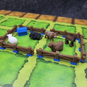 FENCE Tokens - Ideal for AGRICOLA Boardgame (15pcs or 75pcs) - Etsy