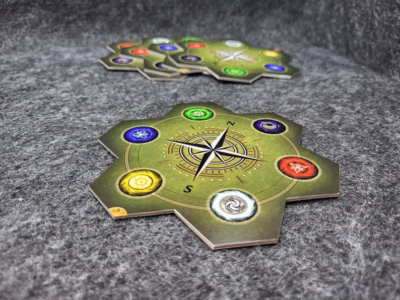 MK Compass Rose - Fanmade Mini Expansion for Mage Knight (1pcs) - Etsy