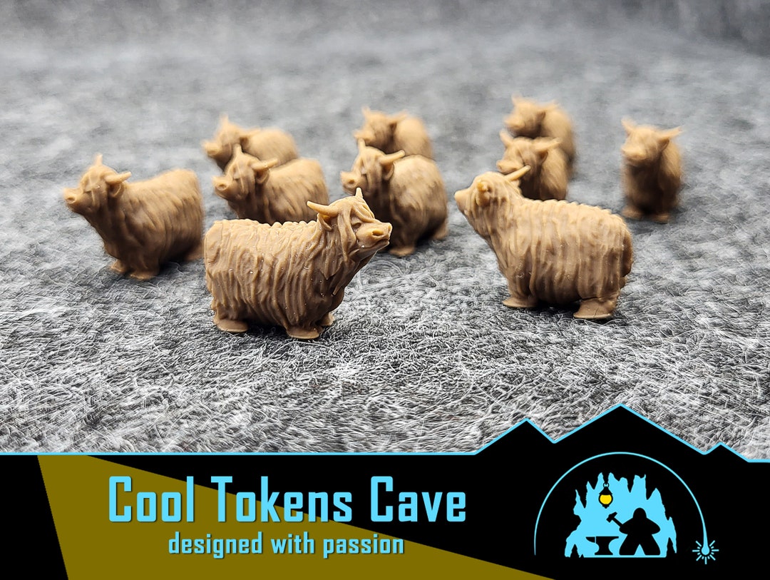 Animal Token - Yak Ideal for AGRICOLA / CAVERNA Boardgame - Etsy