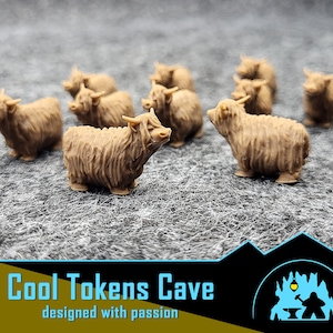 Animal Token - Yak Ideal for AGRICOLA / CAVERNA Boardgame - Etsy