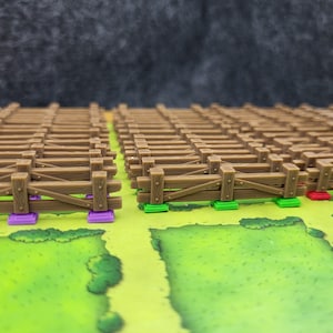 FENCE Tokens - Ideal for AGRICOLA Boardgame (15pcs or 75pcs) - Etsy