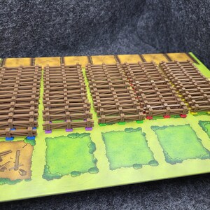 FENCE Tokens - Ideal for AGRICOLA Boardgame (15pcs or 75pcs) - Etsy
