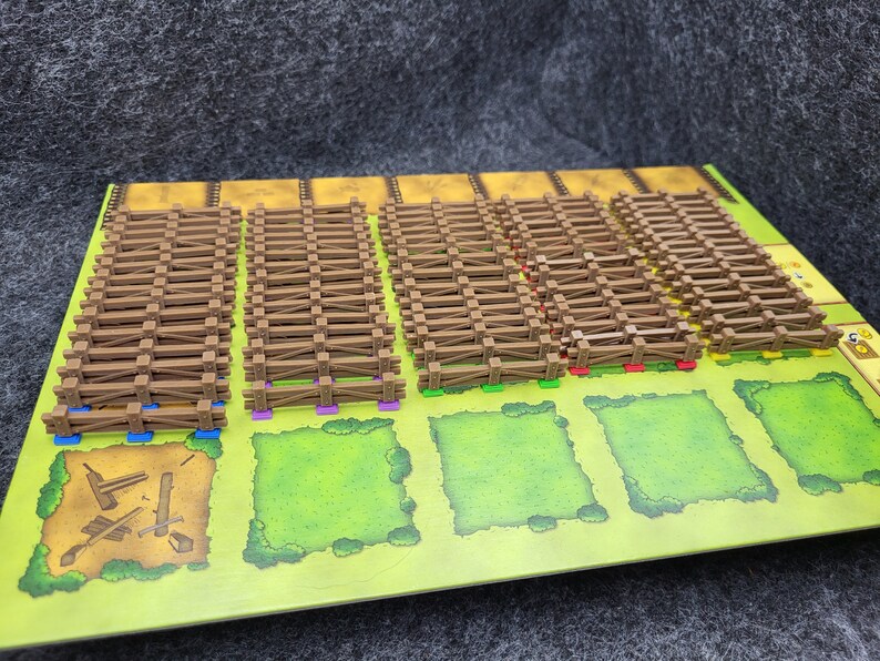 FENCE Tokens - Ideal for AGRICOLA Boardgame (15pcs or 75pcs) - Etsy