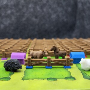 FENCE Tokens - Ideal for AGRICOLA Boardgame (15pcs or 75pcs) - Etsy