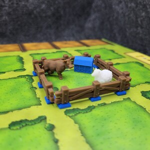 FENCE Tokens - Ideal for AGRICOLA Boardgame (15pcs or 75pcs) - Etsy