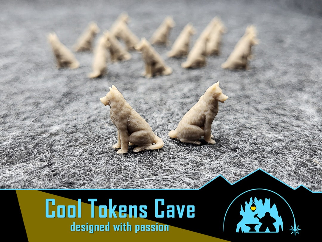 Animal Token - DOG Ideal for Caverna Boardgame - Etsy