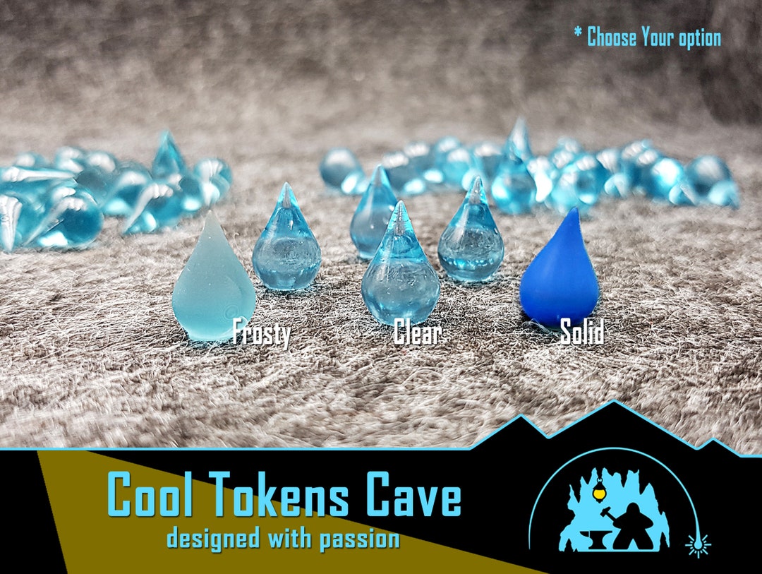 Water Drop Tokens ///perfect for Dune: Imperium or Barrage /// - Etsy