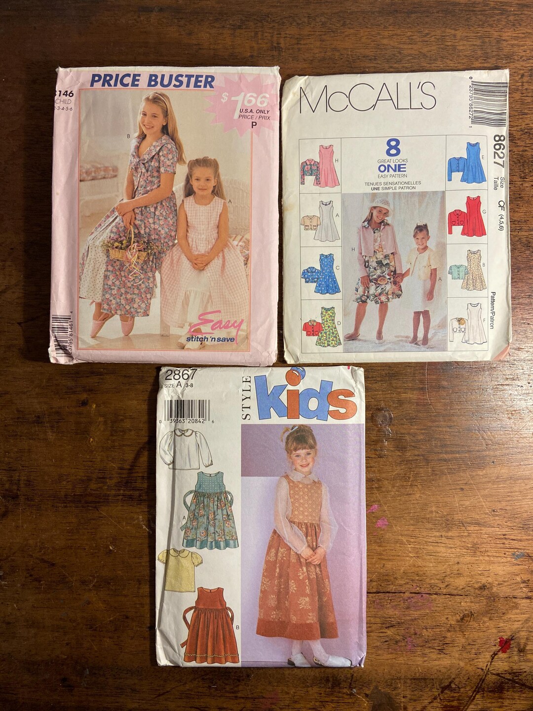 Vintage Girls Sewing Patterns - Etsy