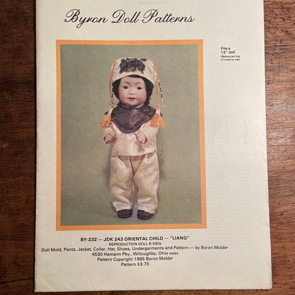 Byron Doll Patterns - Etsy