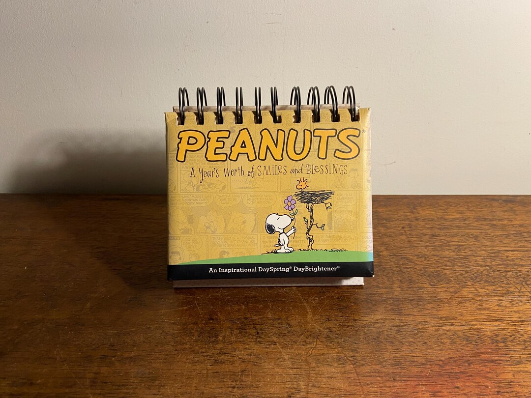 Peanuts Flip Over Calendar - Etsy