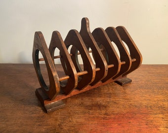 Wooden Toast Rack - Etsy UK